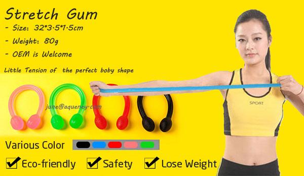 NEW design silicone stretch gum and body stretch gum