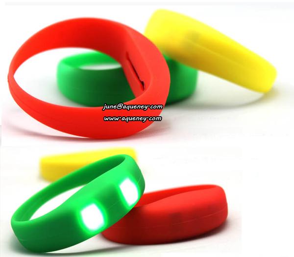 Buy the newest LED PULSE Motion sensor light up wristbands bracelets