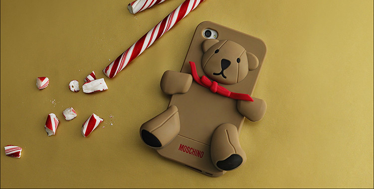 MOSCHINO Silicone Case 3D Bear Shape Mobile phone case