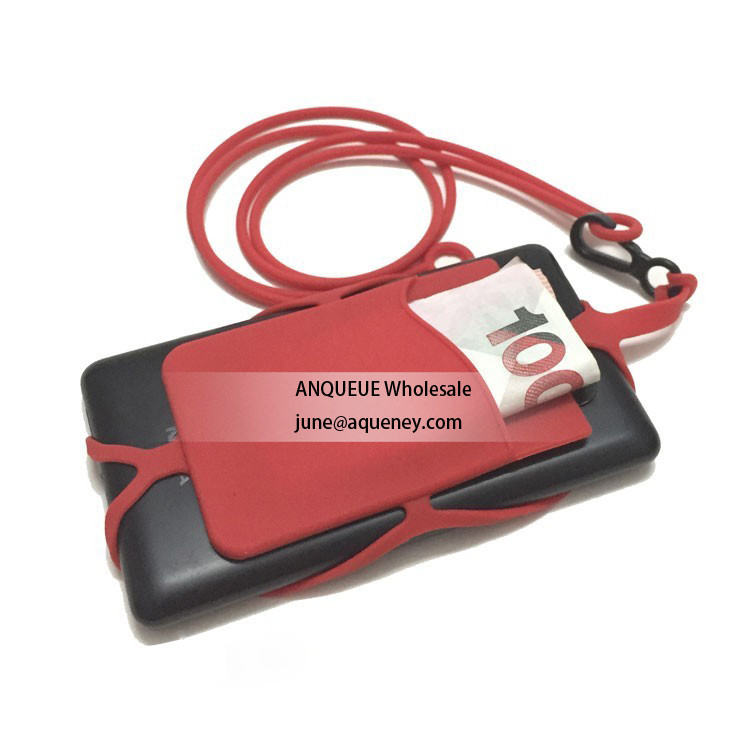 Durable Mobile Device Pocket, Silicon Necklace Lanyard Cell Phone ...